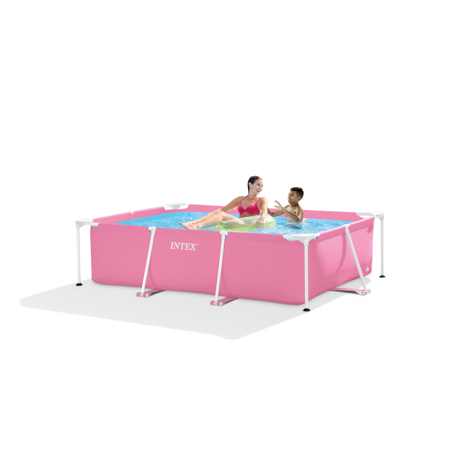 Intex Pink Rectangular Frame Pool 28266 | Idyllic Outdoors