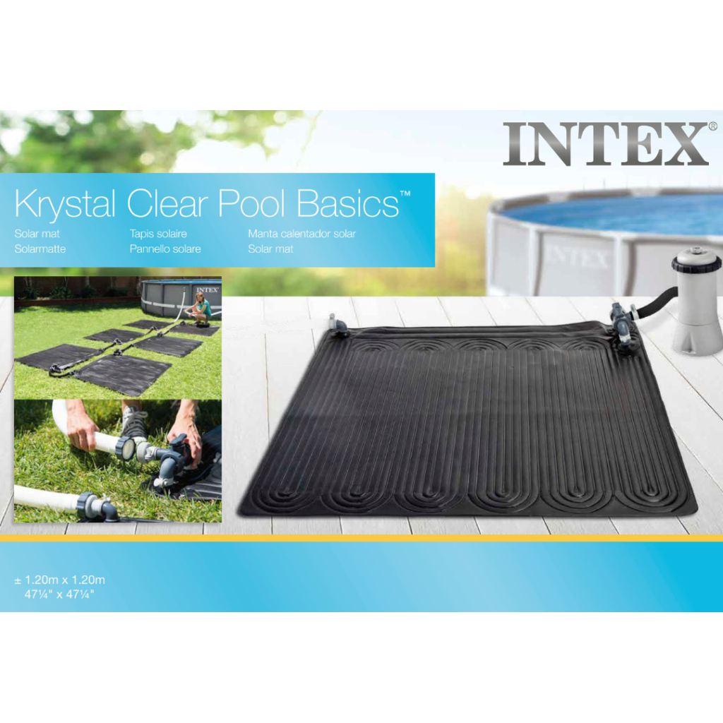 Intex Solar Heating Pool Mat for Above Ground Pools 28685 | Idyllic ...
