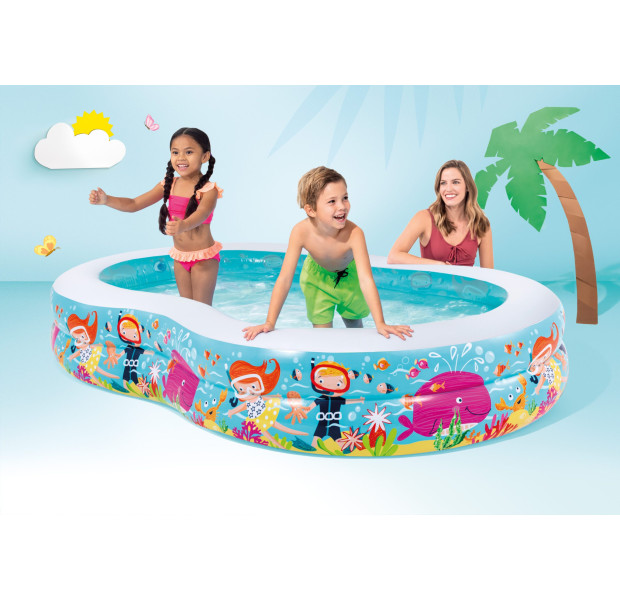 Intex Swim Centre Seashore Pool Snorkel Fun 2.6m x 1.6m 56490 | Idyllic ...