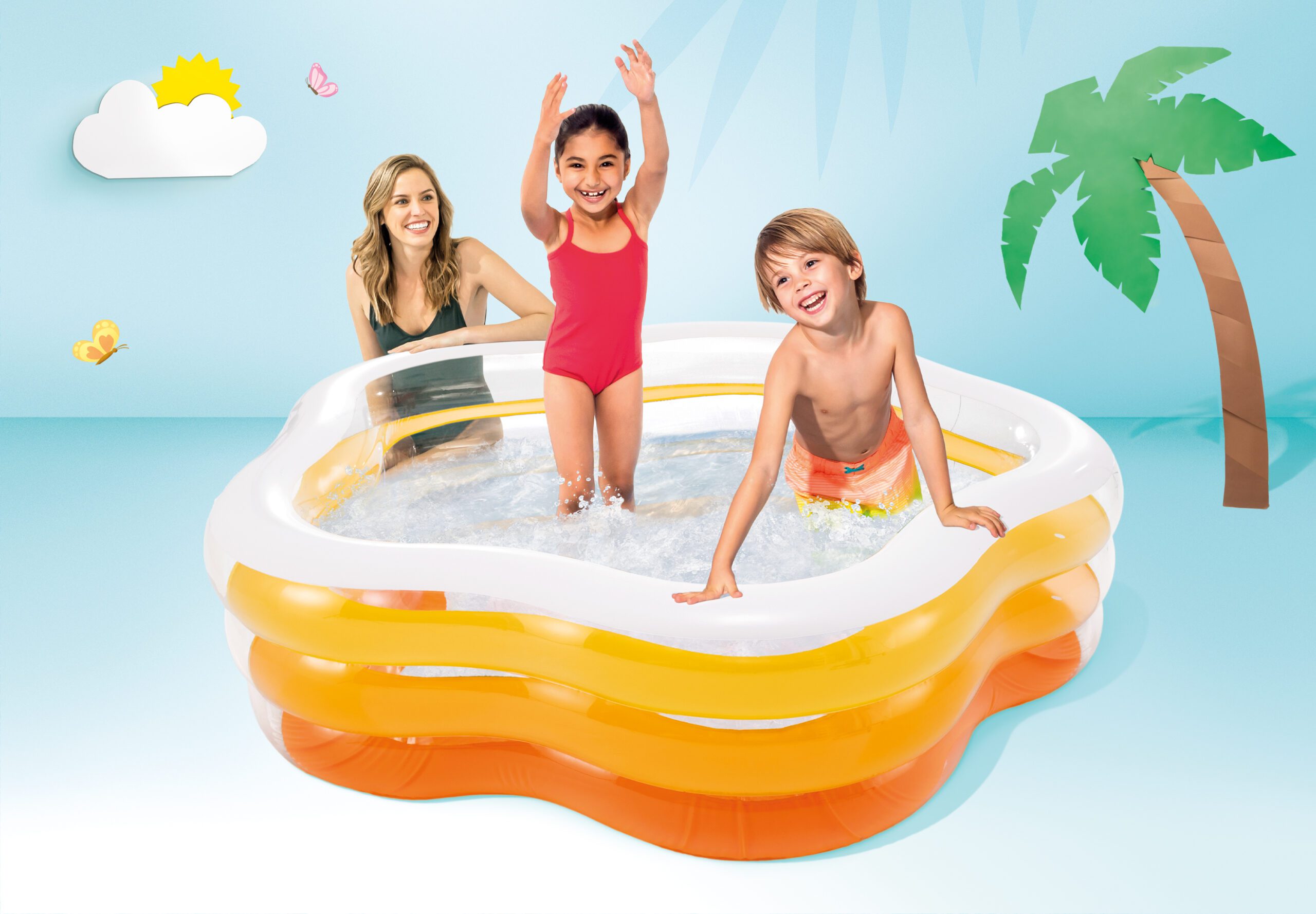 Intex Summer Colors Pool 185cm 56495 | Idyllic Outdoors