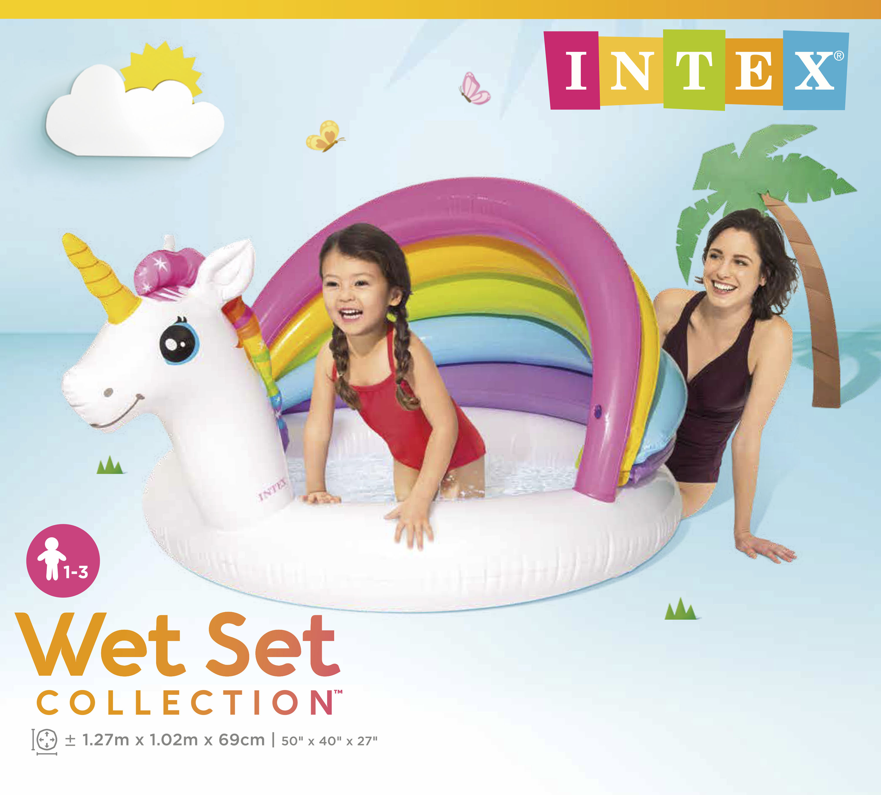 Intex Unicorn Baby Pool 57113 | Idyllic Outdoors