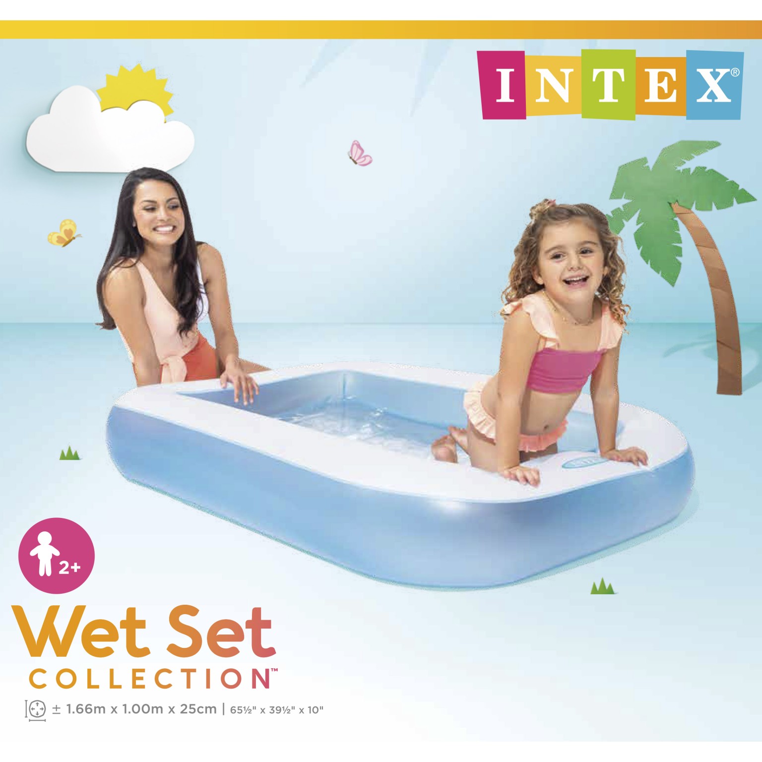 Intex Rectangular Pool Kids Family 57403 | Idyllic Outdoors