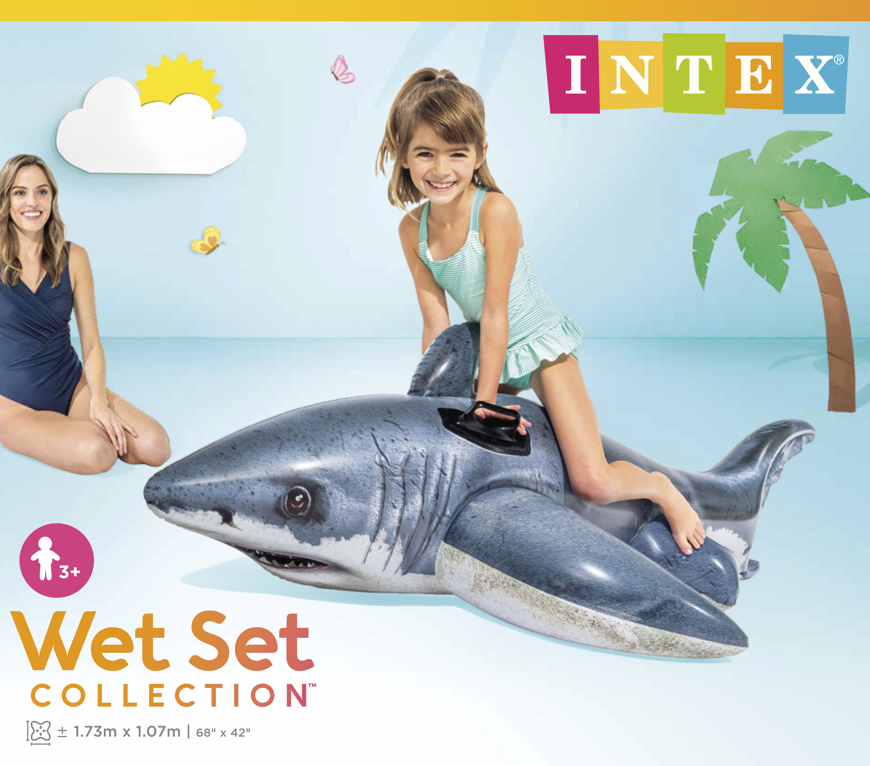 Intex Great White Shark Ride-On 57525 | Idyllic Outdoors