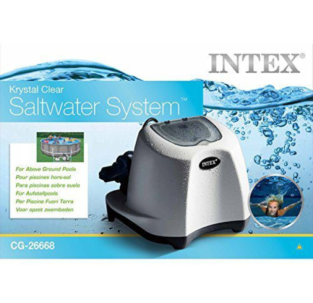 Intex Pool Salt Chlorinator for Above Ground Pool 5g/hour 26668 ...