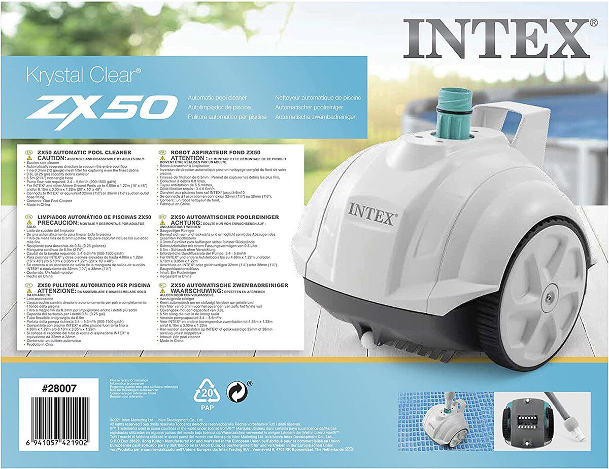 Intex Auto Above Ground Pool Cleaner 28007 | Idyllic Outdoors