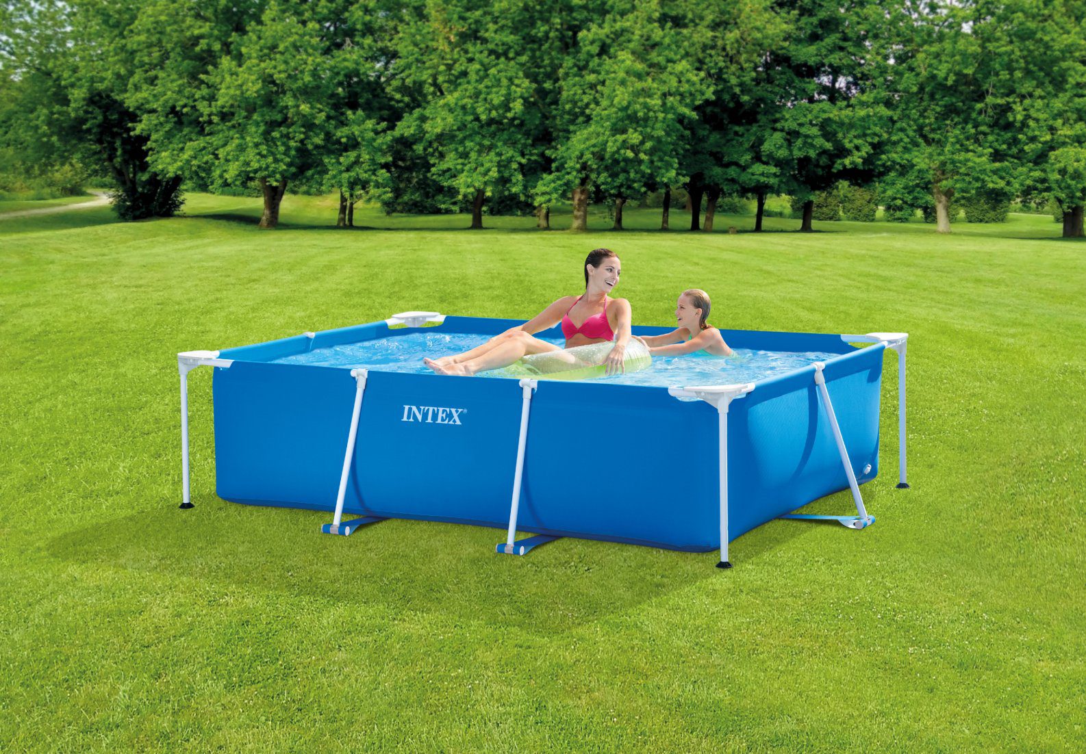Intex Rectangular Frame Pool 2.2m X 1.5m X 0.6 28270 | Idyllic Outdoors