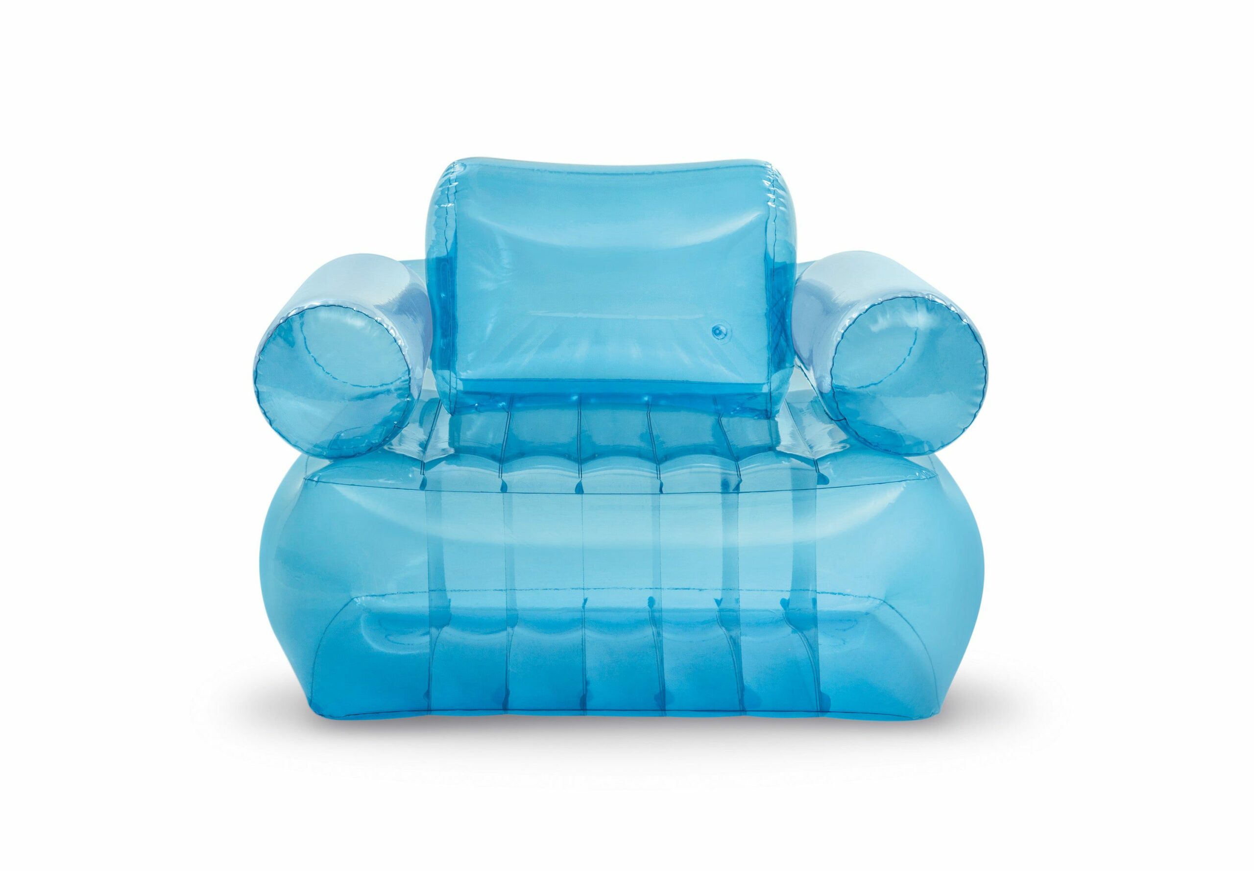 Transparent Blue Inflatable Armchair 66503 - Idyllic Outdoors