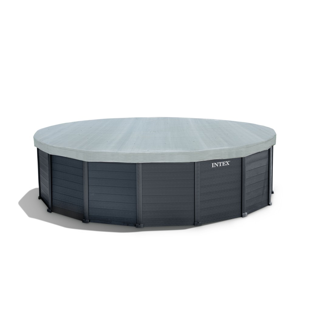 Intex Intex Graphite Grey Panel Pool 4.78 x 1.24M 26384 - Idyllic Outdoors