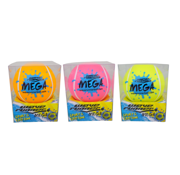 WAVE RUNNER MEGA SPORT BALL 9CM ASST - WR800B-SPT | Idyllic Outdoors