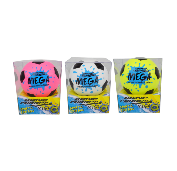 WAVE RUNNER MEGA SPORT BALL 9CM ASST - WR800B-SPT | Idyllic Outdoors