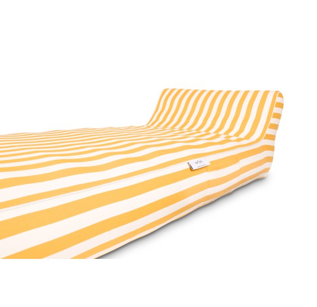 Spire Paradisus Luxury Pool Lounge Yellow Stripe RL-884Y | Idyllic Outdoors
