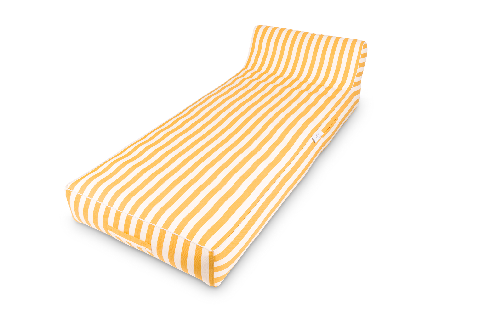 Spire Paradisus Luxury Pool Lounge Yellow Stripe RL-884Y | Idyllic Outdoors