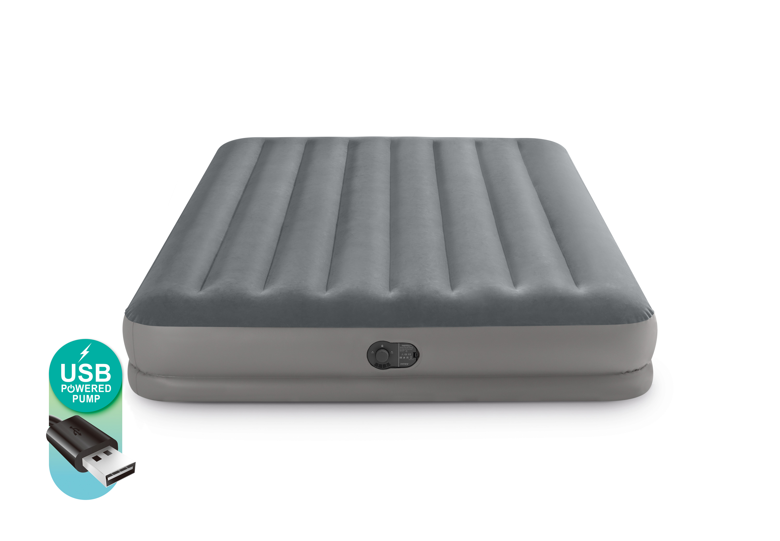 INTEX Queen Dura-Beam® Standard Downy Easy Comfort® Air Mattress 10 w ...