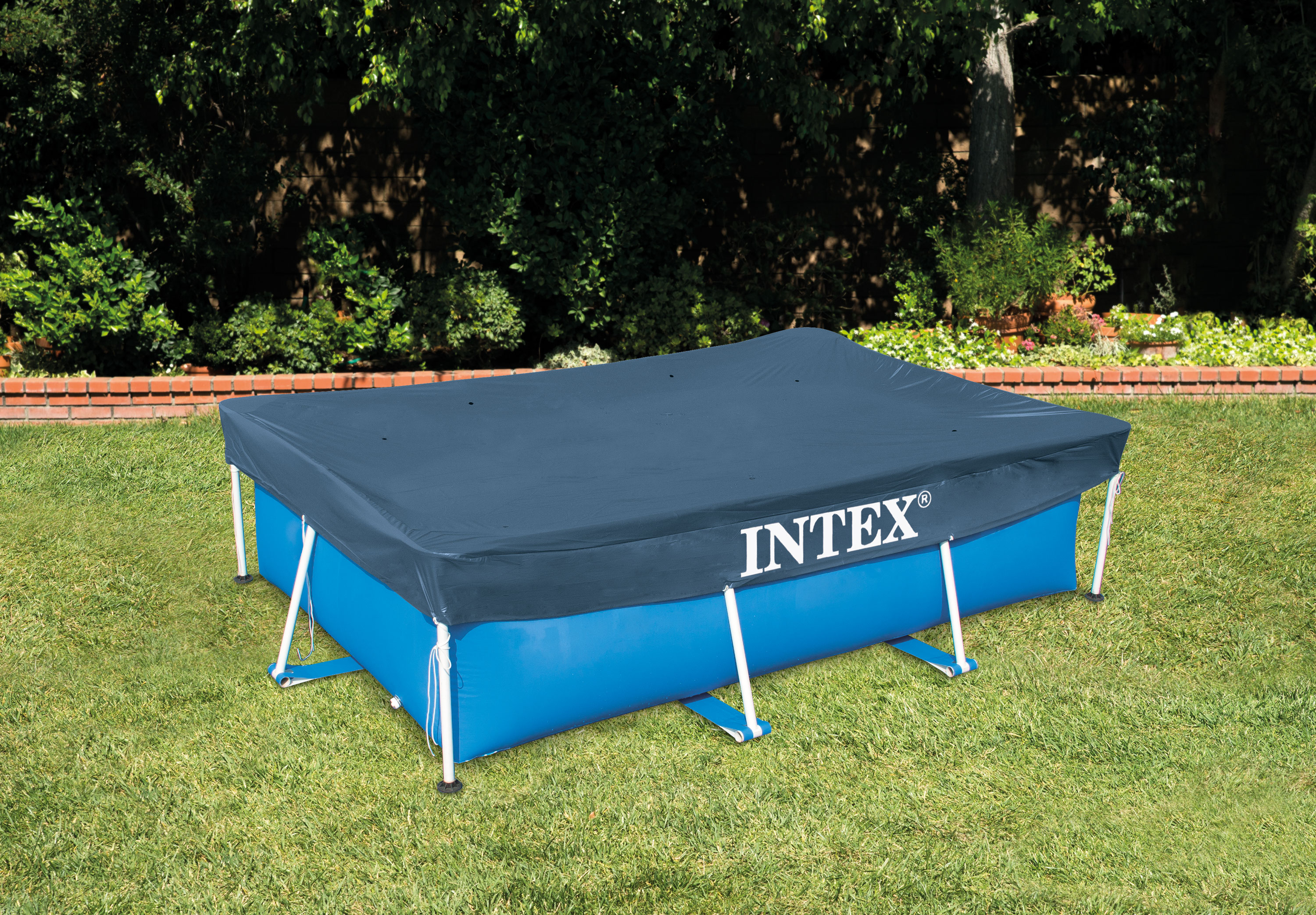 Intex Frame Pool Cover Rectangle 3m x 2m 28038 | Idyllic Outdoors