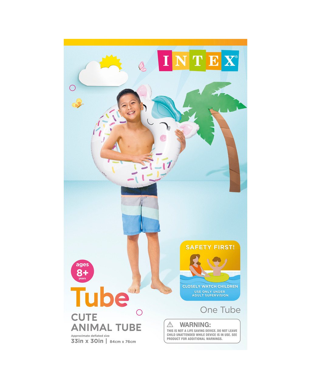 Intex Cute Animal Inflatable Swim Rings - Assortment 59266 | Idyllic ...