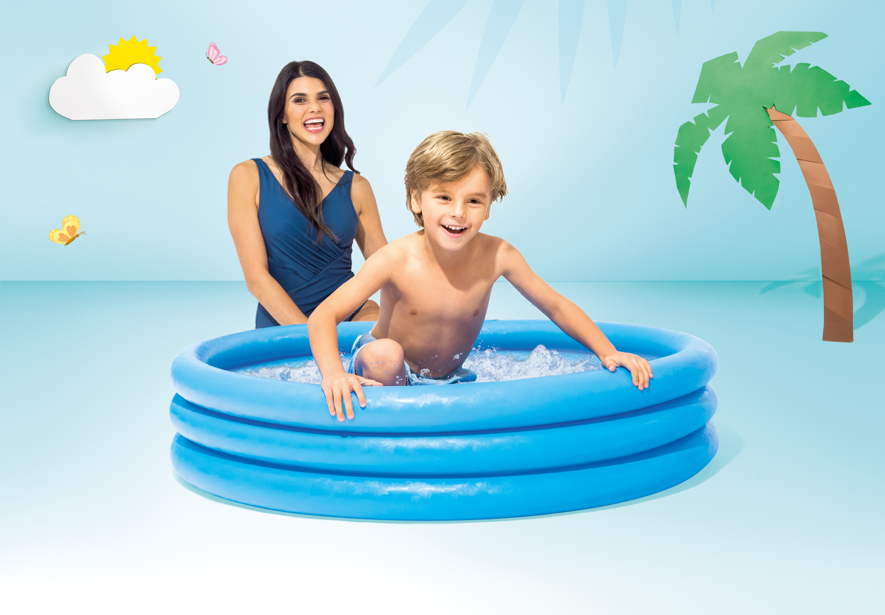 Intex Crystal Blue Inflatable Pool - 110cm x 25cm 59416 | Idyllic Outdoors